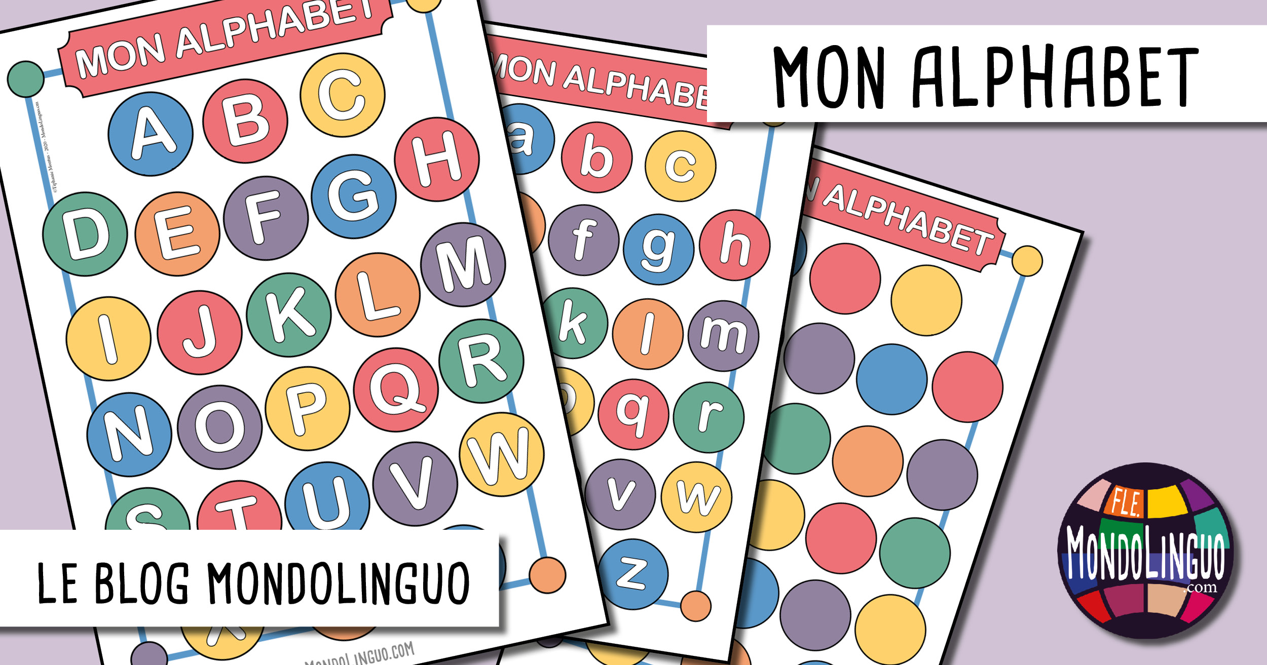 Mon alphabet - Mondolinguo - Français